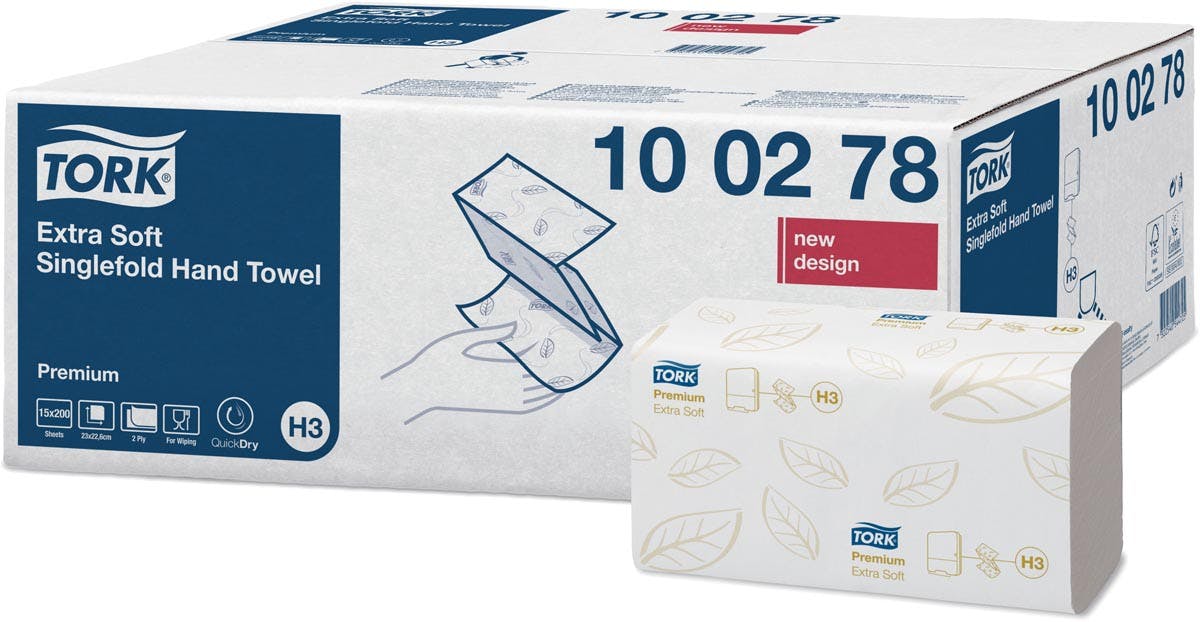 TORK Premium Handtuchpapier, 226 x 230 mm, weiß, Z-Falz | METRO