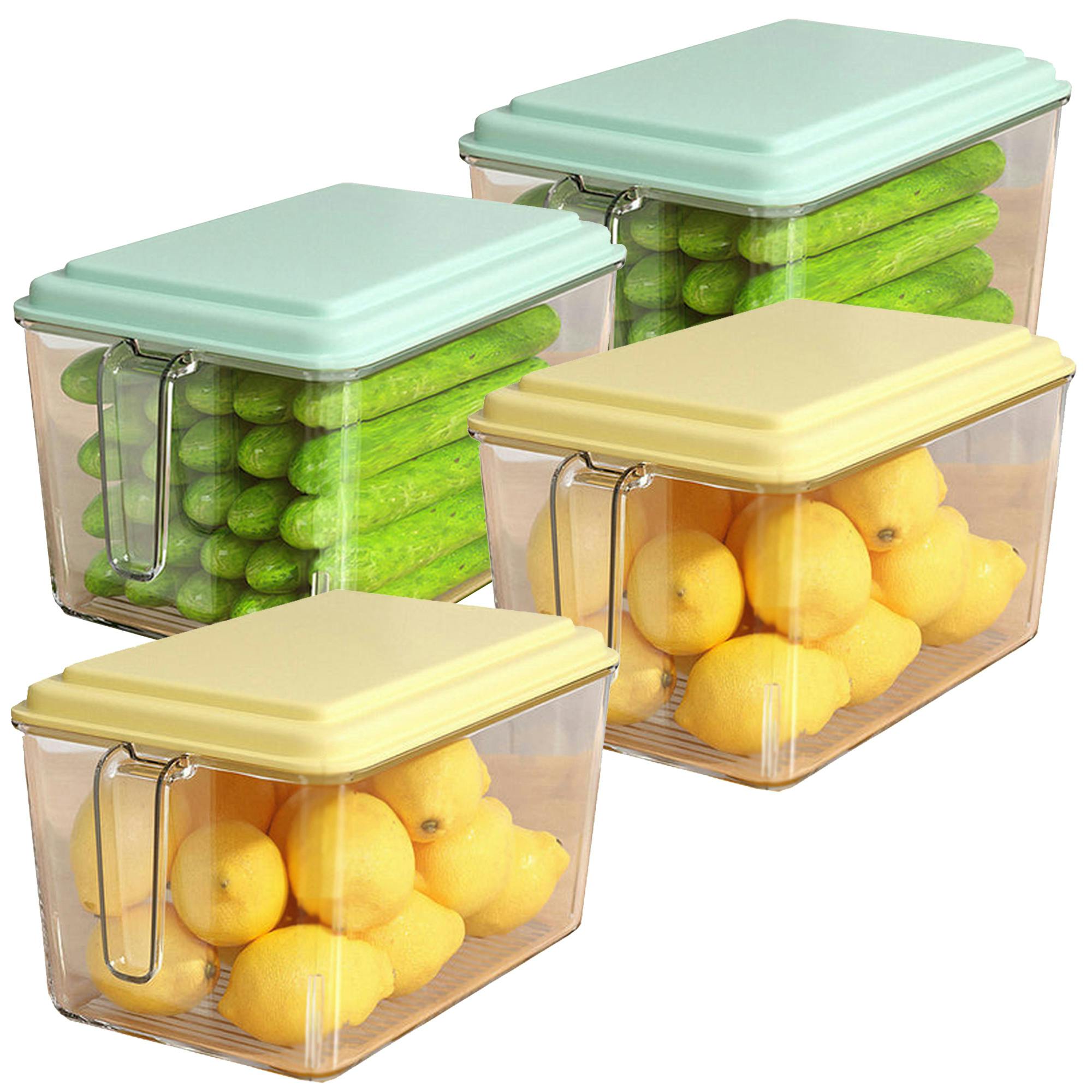 Joybos - Set mit 4 Behältern à 6,3 l zur Aufbewahrung von Lebensmitteln ...