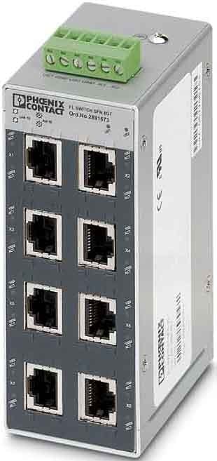 Phoenix Contact Netzwerk Switch FLSWITCHSFN8TX-24VAC 2891020 | METRO ...