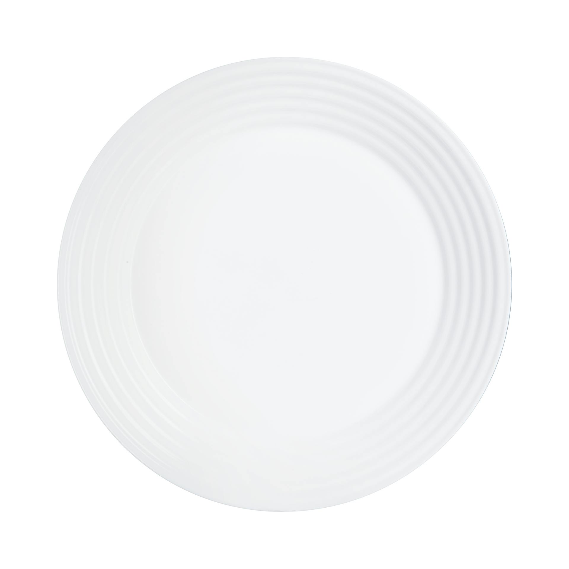 Arcoroc ARC L9931 Stairo Uni Servierplatte, 28cm, Opalglas, weiß, 6 ...