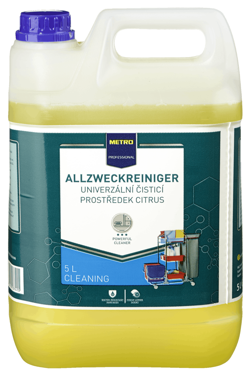 METRO Professional Allzweckreiniger, flüssig, 5 L, Zitronenduft | METRO