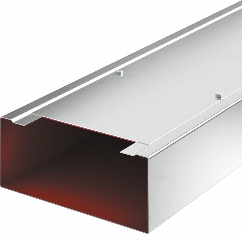 2 Meter OBO Bettermann Installationskanal Metall PLMR 1025 A2 7216401 ...