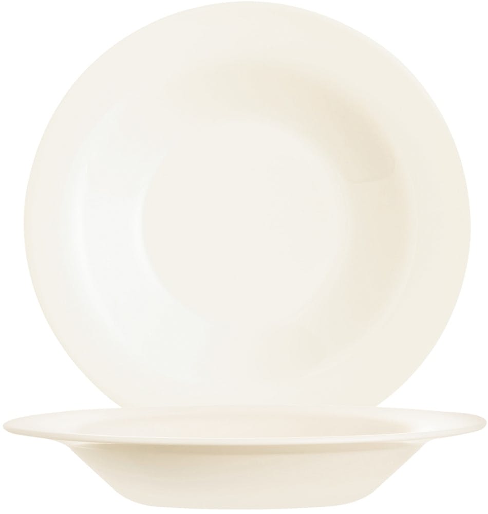 24 x Teller tief 22cm Arcoroc Intensity - cremeweiß Material: Zenix ...