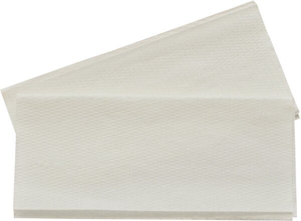 Papierhandtuch 25 x 23 cm, 1-lagig, hochweiß, Zick-Zack-Falz, 1 Karton ...