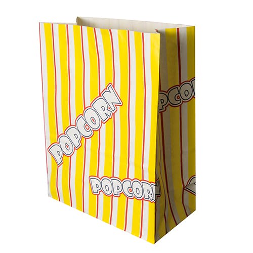 PAPSTAR, Popcorn zak, Ersatz papier 4,5 l 24,5 cm x 19 cm x 9,5 cm ...