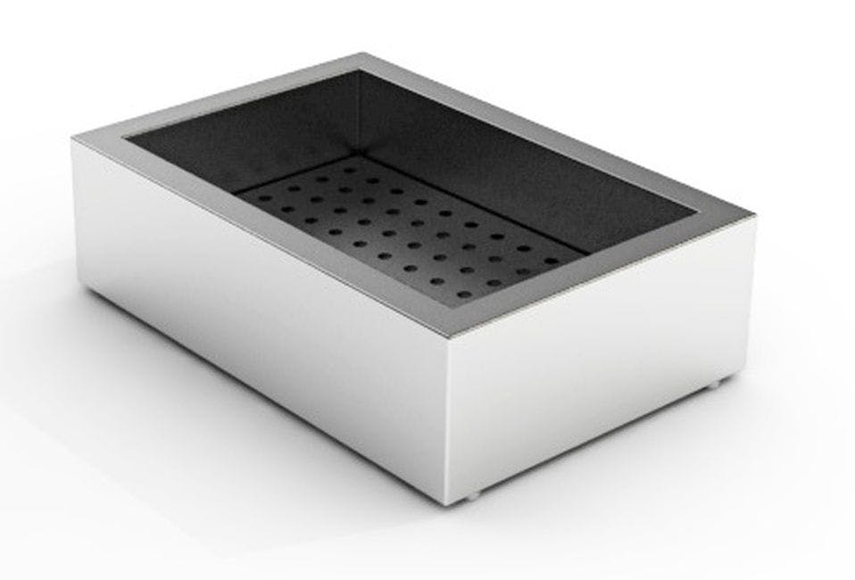 Combisteel crushed ice container opzetstuk GN1/1 van roestvrij staal ...