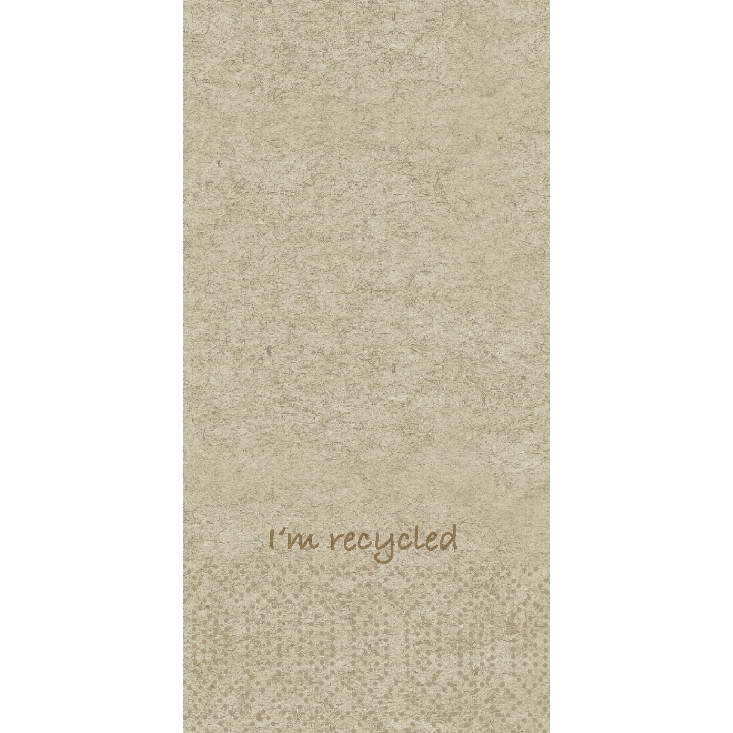 Duni Tissue-Serviette 33 x 33 cm I'm Recycled 2-lagig, 1200 Stk/Krt (4 ...