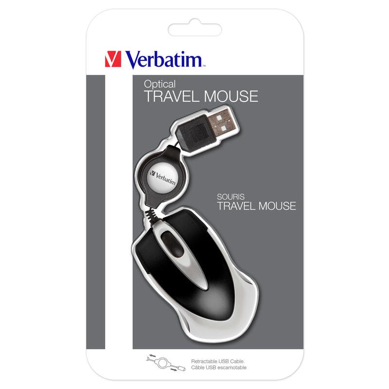 Verbatim Go Mini Optical Travel Mouse – Schwarz | METRO