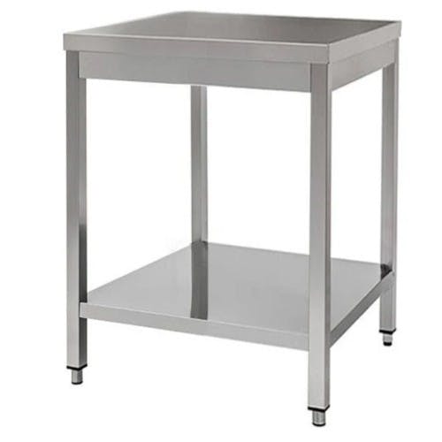 Tavolo 80x70x85 acciaio inox 430 su gambe ripiano cucina ristorante ...