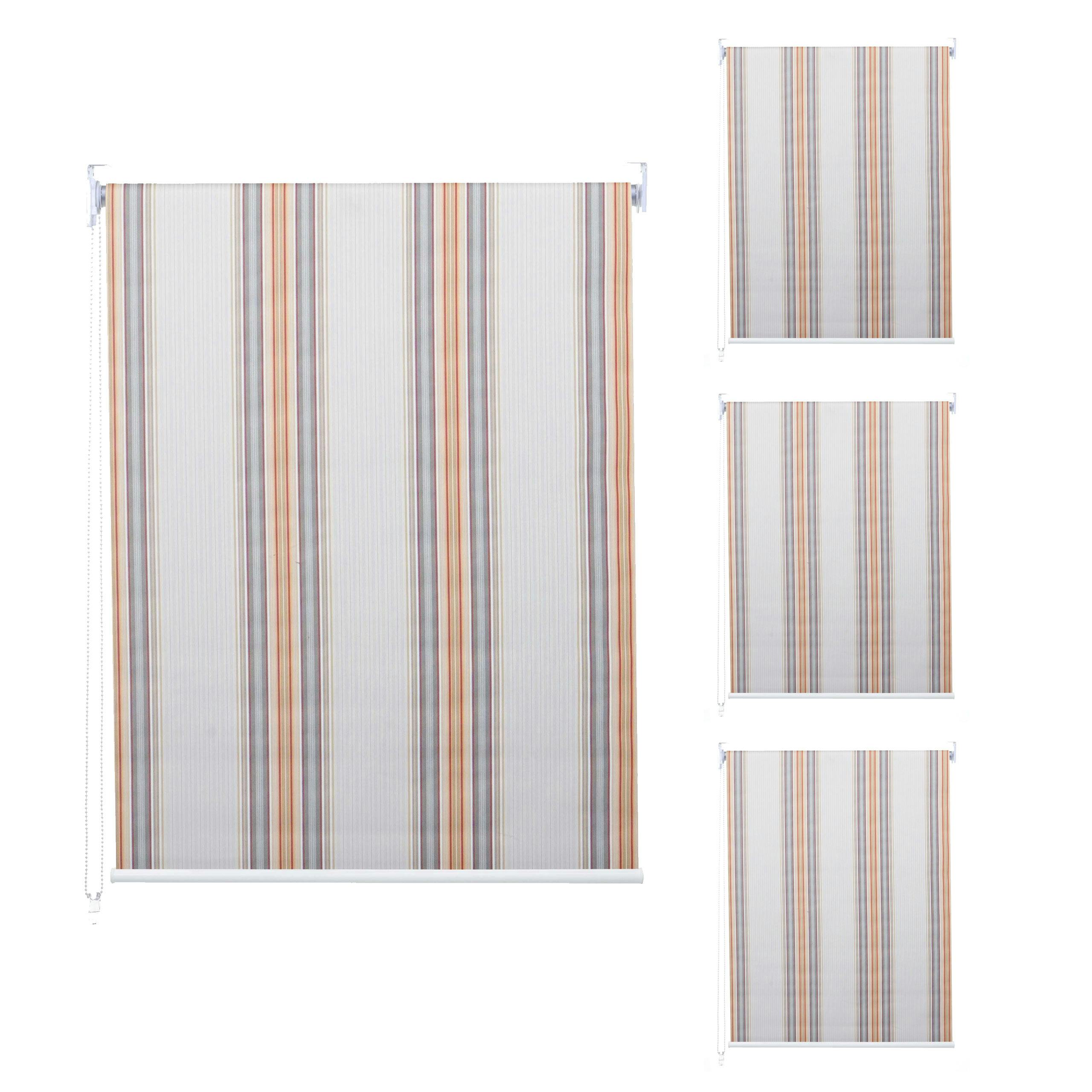 4er-Set Rollo HWC-D52, Fensterrollo Seitenzugrollo Jalousie, 120x230cm ...
