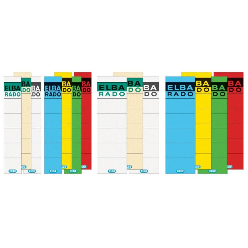 ELBA Ordnerrücken-Etiketten 'ELBA RADO' - kurz/breit, rot | METRO