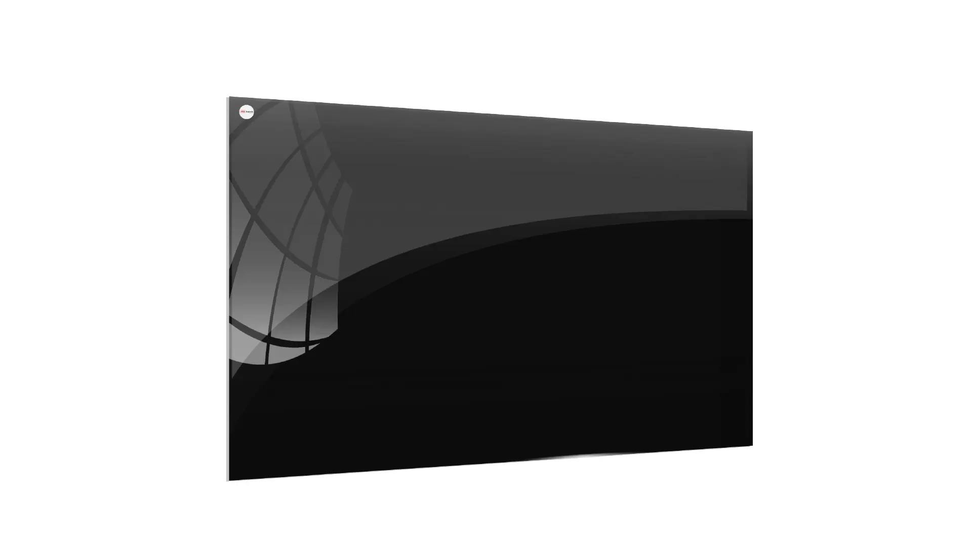 ALLboards Glasboard 120x90 cm, SCHWARZ | METRO