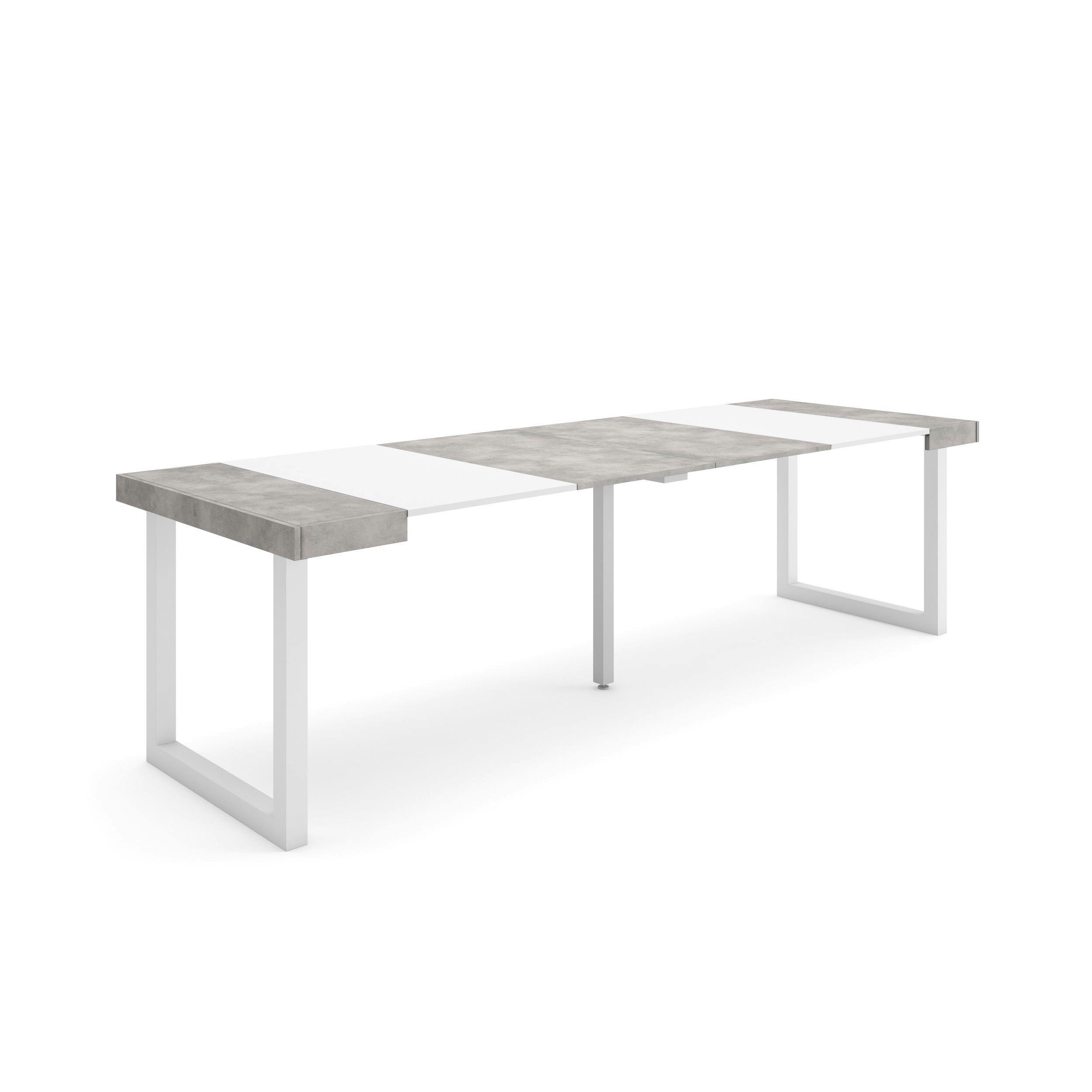 Uitschuifbare Consoletafel, Console table, 262x90x73cm, Voor 12 ...