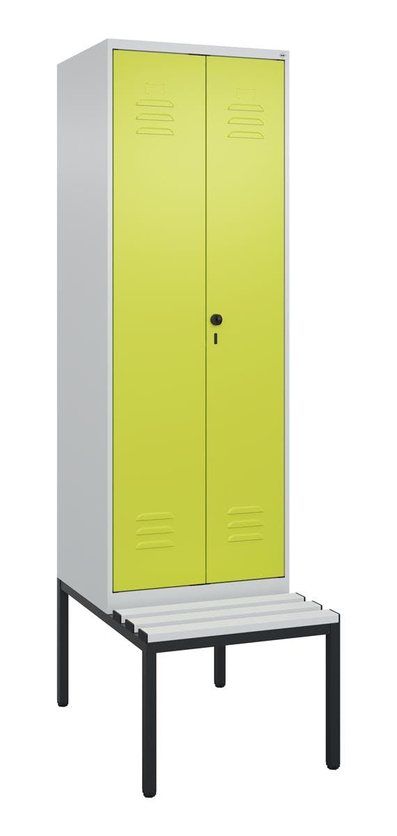 C+P PSA Doppel-Spind Classic PLUS, Bank, 2 Abteile, 2120x600x815mm ...