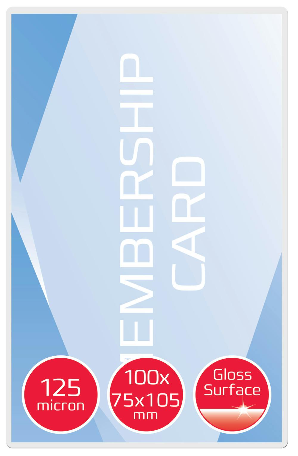 GBC Card™ Saco Gloss 75x105mm 125 mícrons | Makro