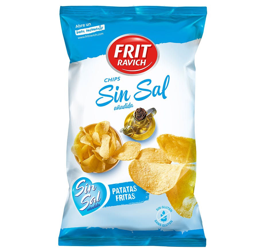 Chips sans sel 12 x 125gr Frit Ravich | METRO
