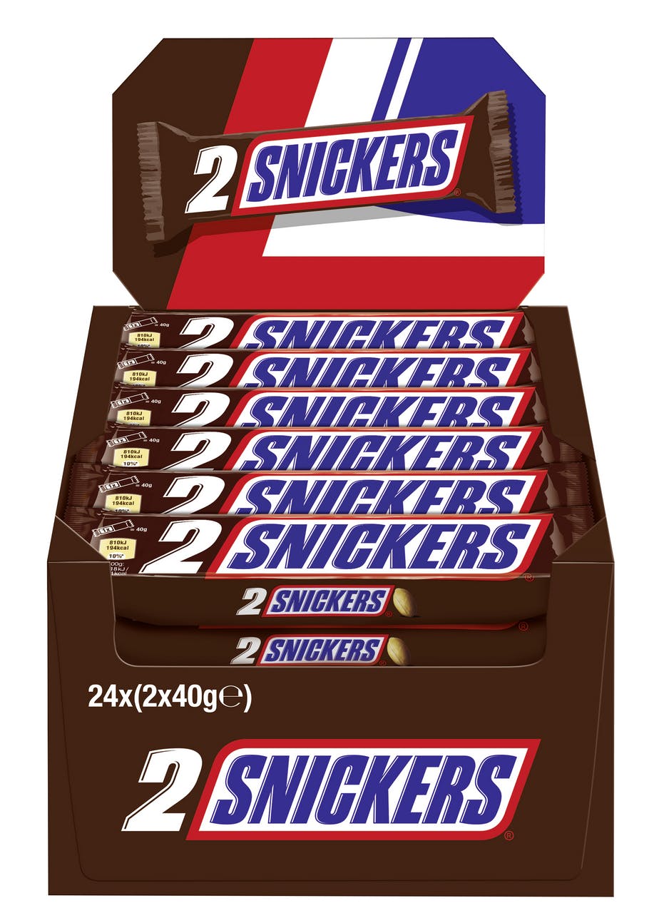 Snickers 24 Riegel x 80 g (1,92 kg) | METRO