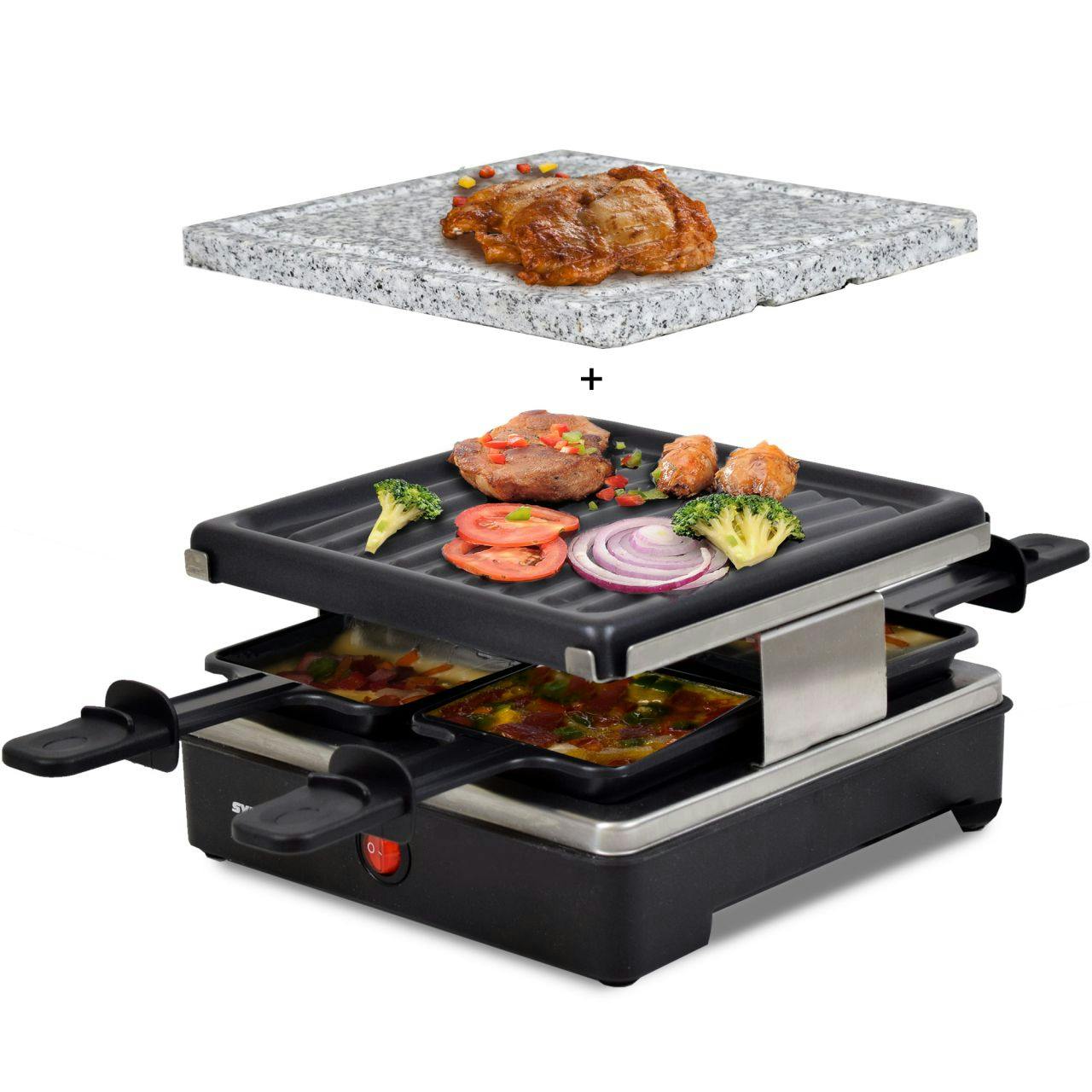 Raclette-Grill Set Brienz mit Wechselplatten | METRO Marktplatz