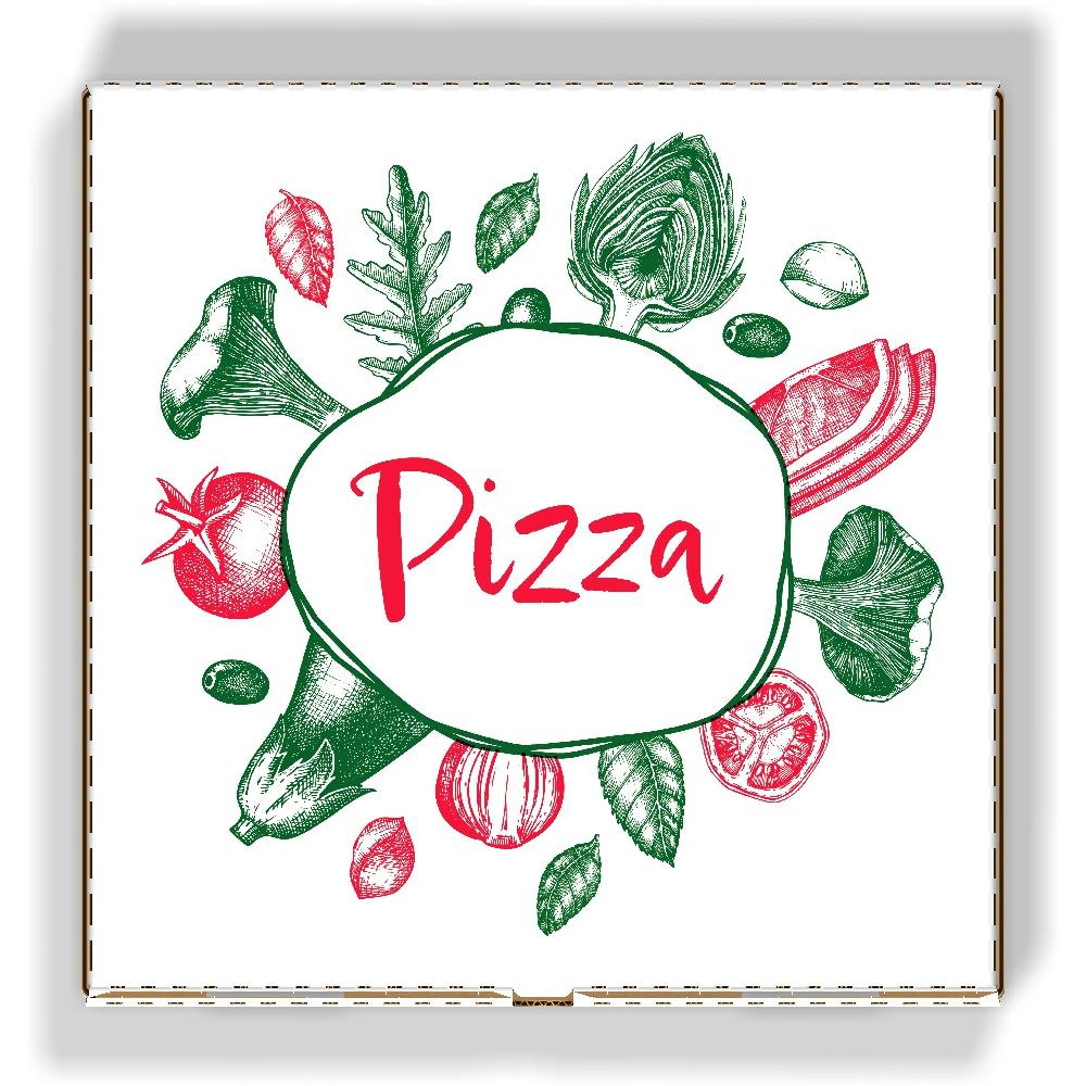 METRO PROFESSIONAL Pizzadoos, karton, 33 x 33 x 3 cm, 100 stuks | Makro