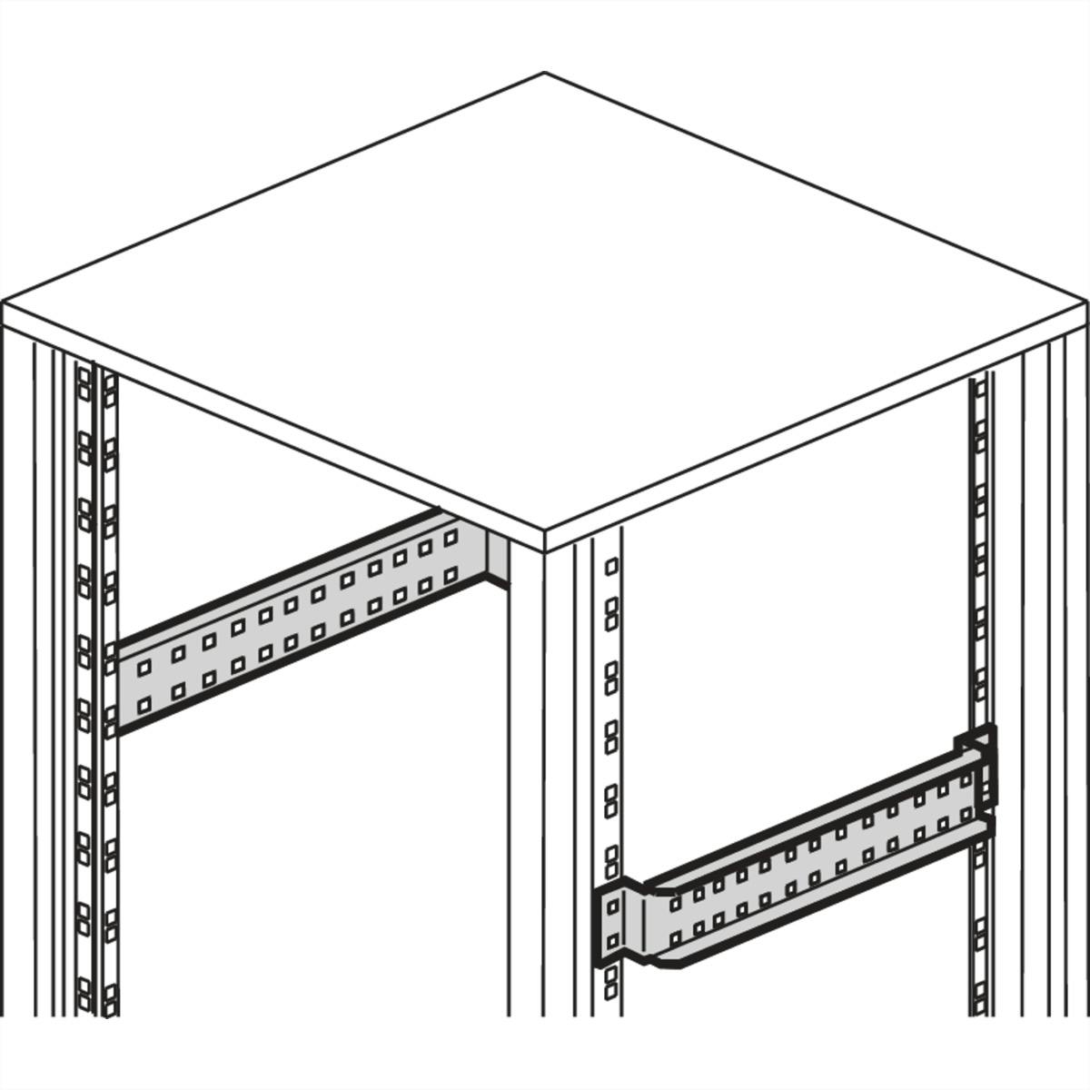 SCHROFF Eurorack Diepteprofiel voor Eurorack 19, 600D" | Makro