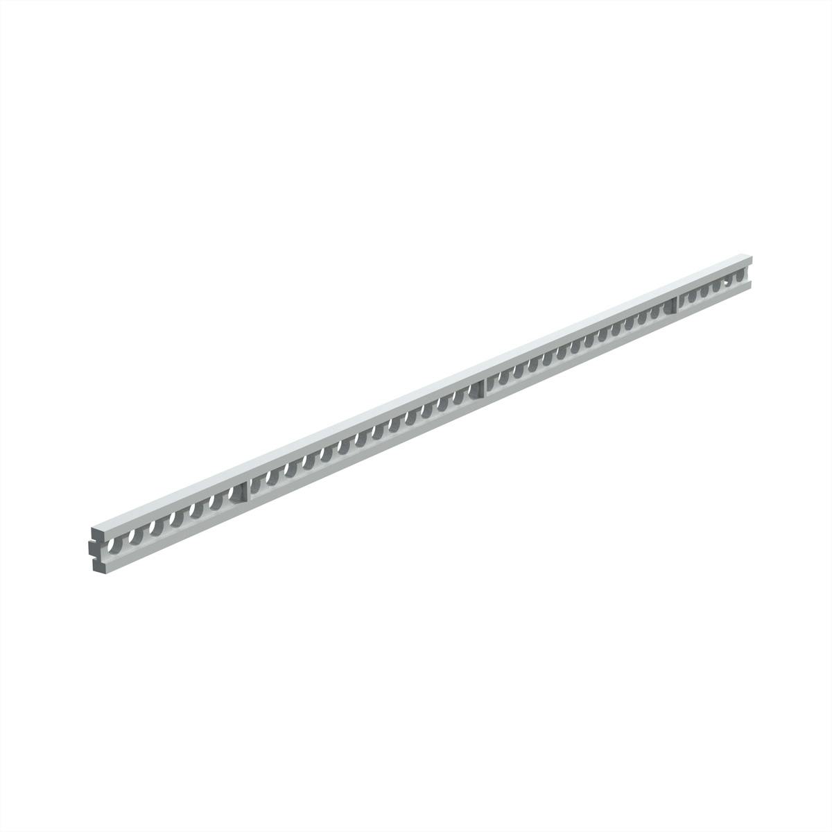 SCHROFF horizontale rail isolatie strip, 63 HP, PC | Makro
