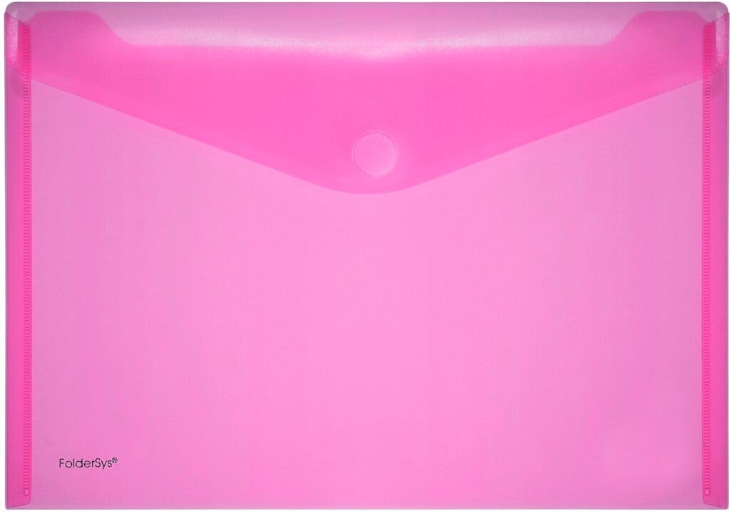 Foldersys Sichttasche A4quer trans rot | METRO