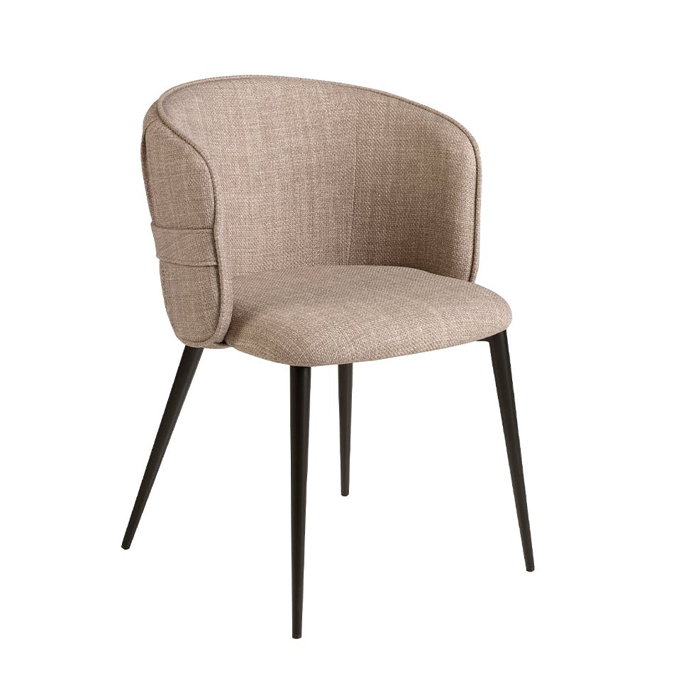 Angel Cerdá Bruine stoffen stoel 4146C | Makro