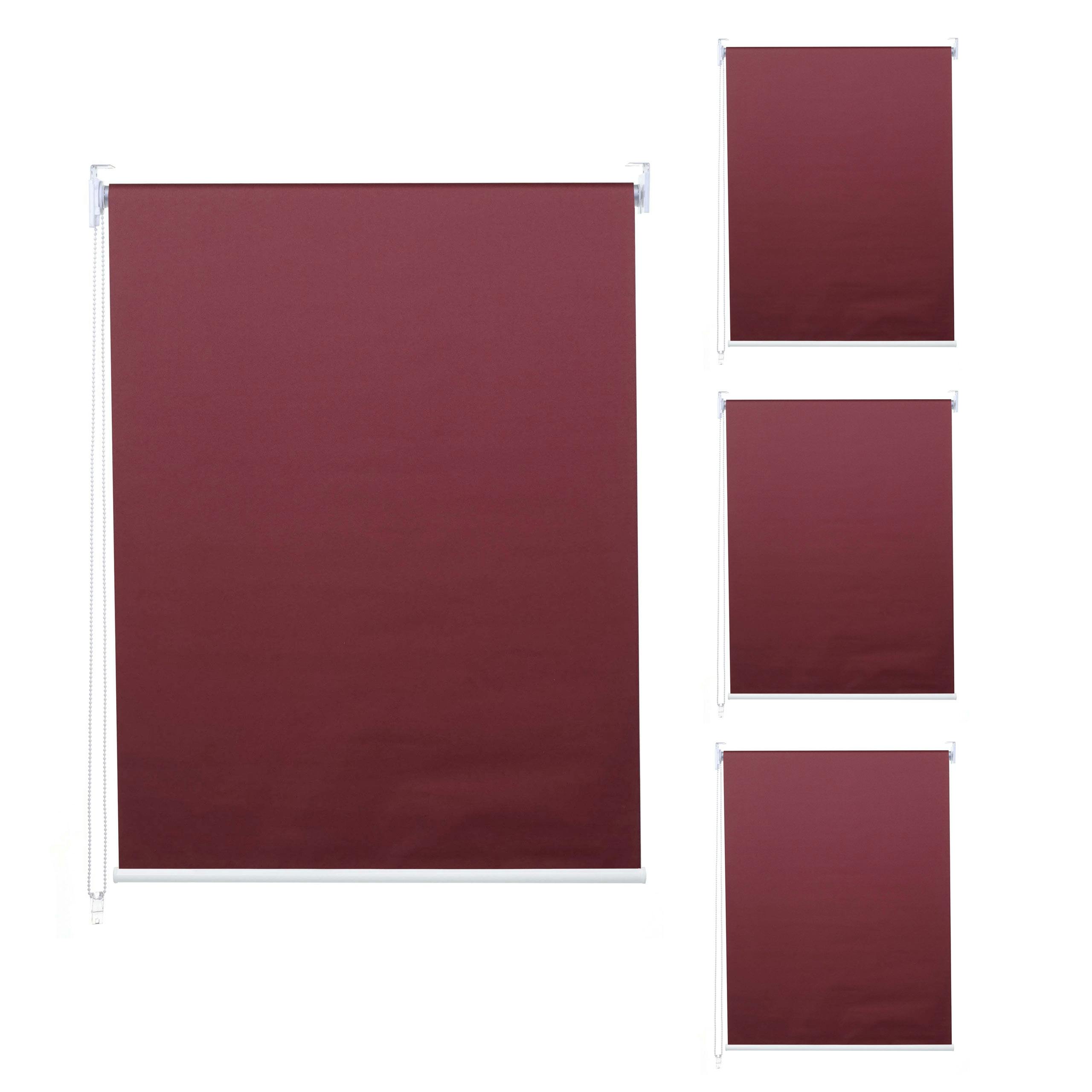 4er-Set Rollo HWC-D52, Fensterrollo Seitenzugrollo Jalousie, 120x230cm ...