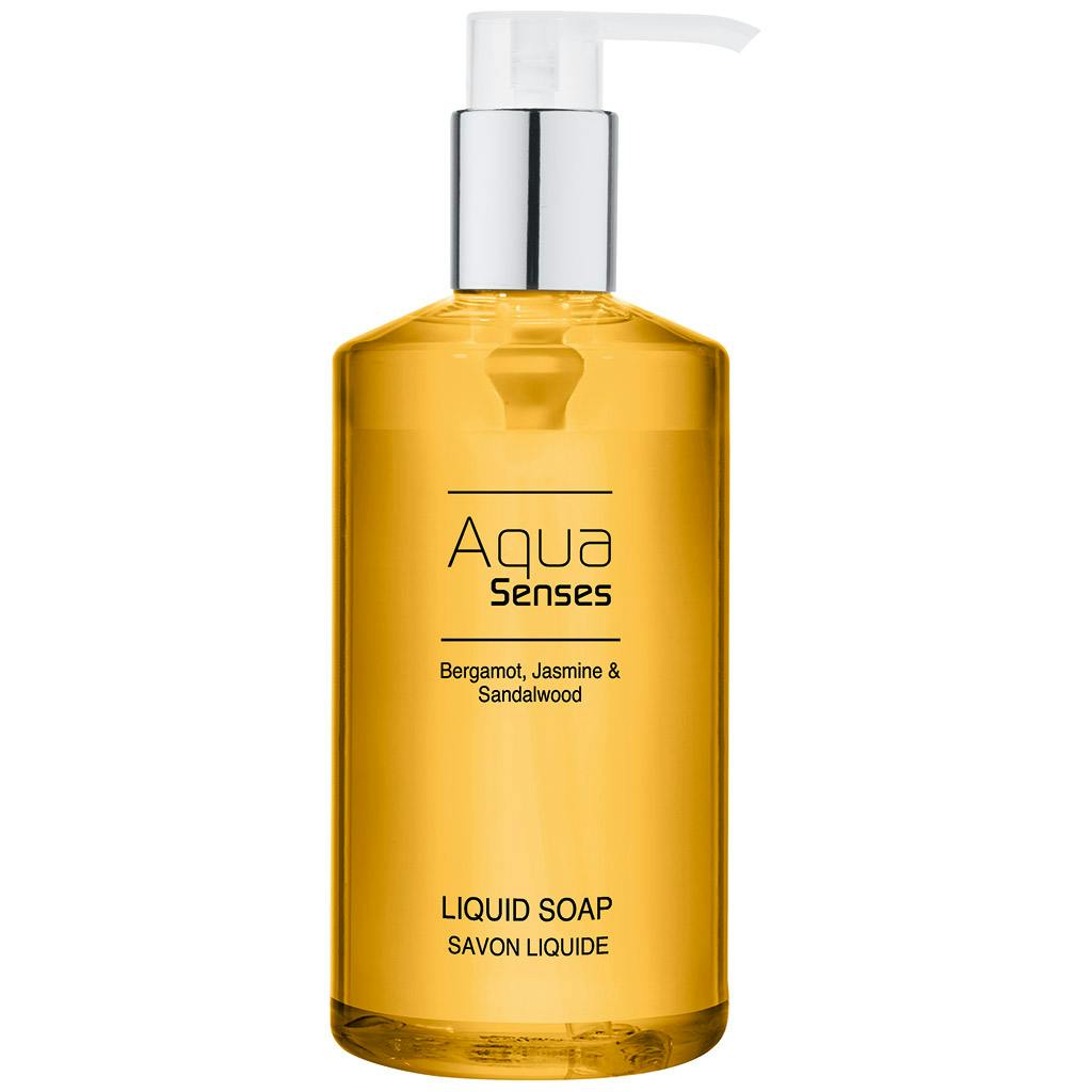 Aqua Senses 300ml savon liquide en flacon Cannes avec pompe X 12 | METRO