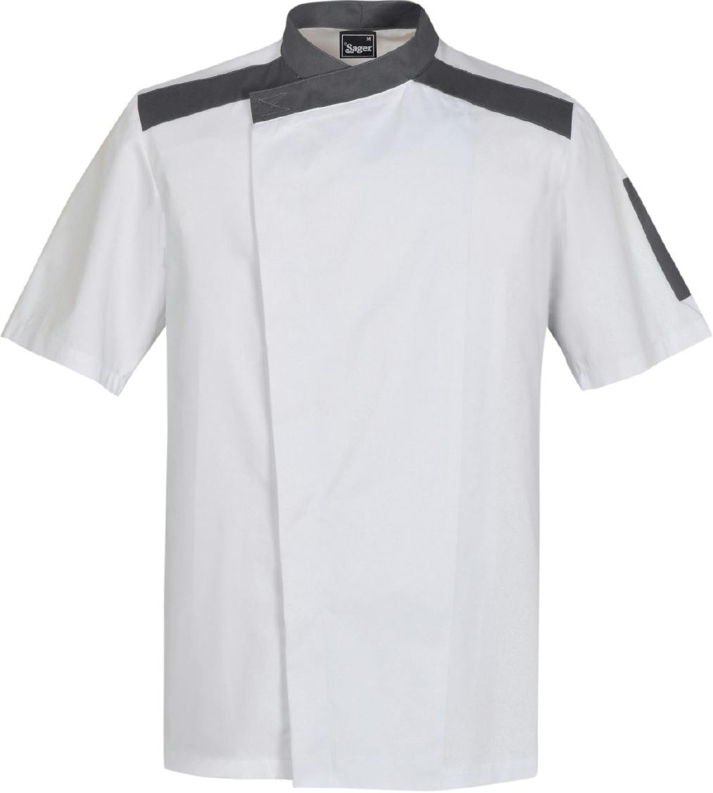 SAGER - Chaqueta kimono en manga corta con bolsillo y cierre con velcro ...