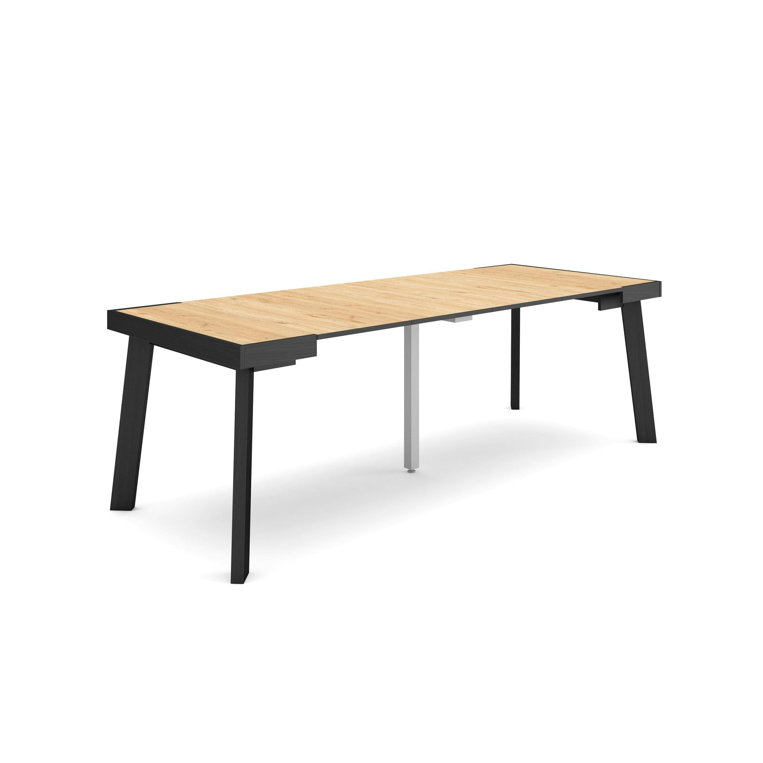 Uitschuifbare Consoletafel, Console table, 222x90x73cm, Voor 10 ...