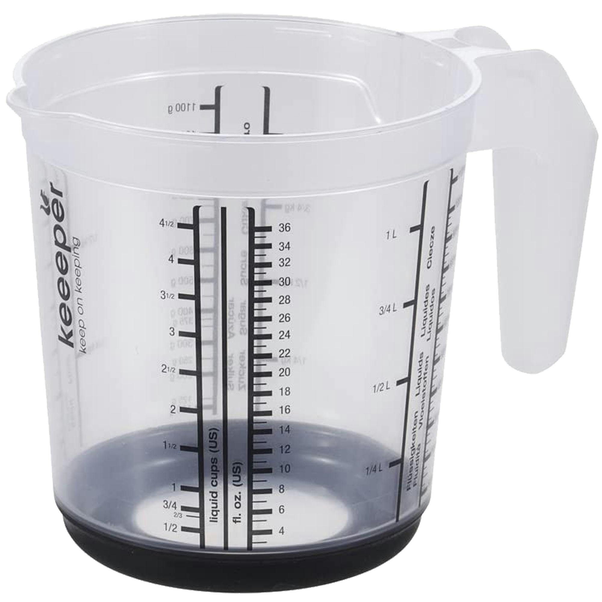 Keeeper Massimo - Messbecher 1 Liter Graphitgrau PP/TPE | METRO