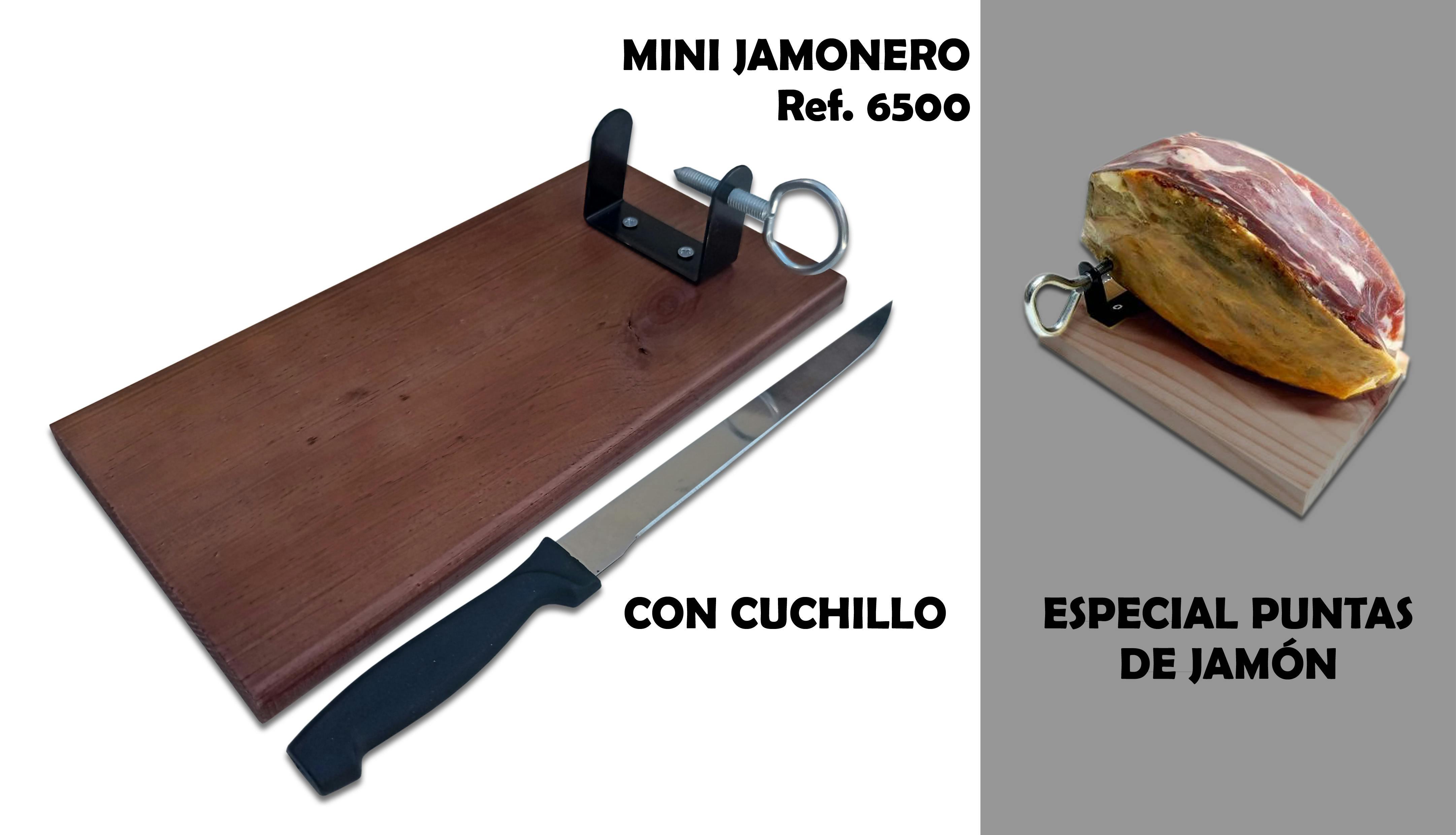 INALSA-Mini-Jamonero con cuchillo para tacos y puntas de jamón | Makro