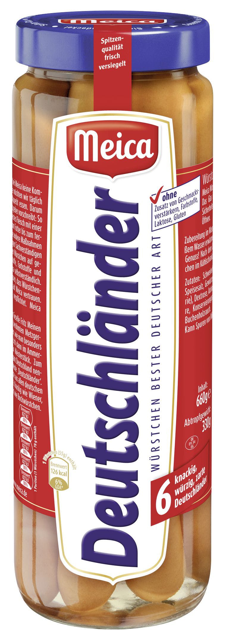 Meica Deutschländer Würstchen (330 g) | METRO Marktplatz