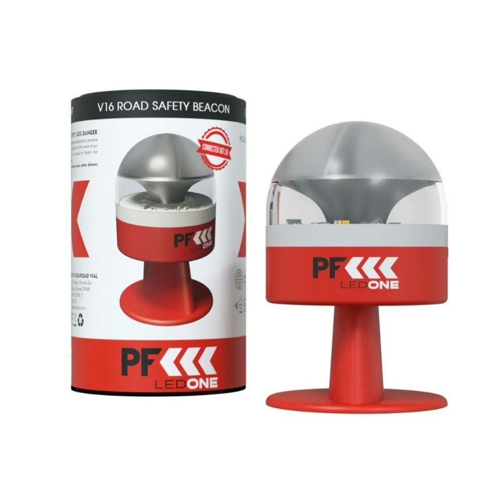 PF LED ONE V16 - Luz de emergencia CONECTADA DGT baliza homologada de auxilio carretera | MAKRO ...