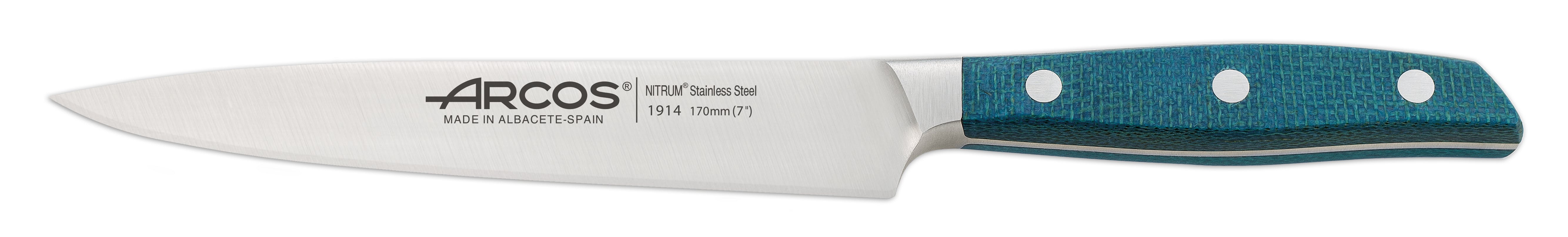 Arcos Cuchillo de Lenguado Cuchillo para Pescado, Acero Inoxidable ...