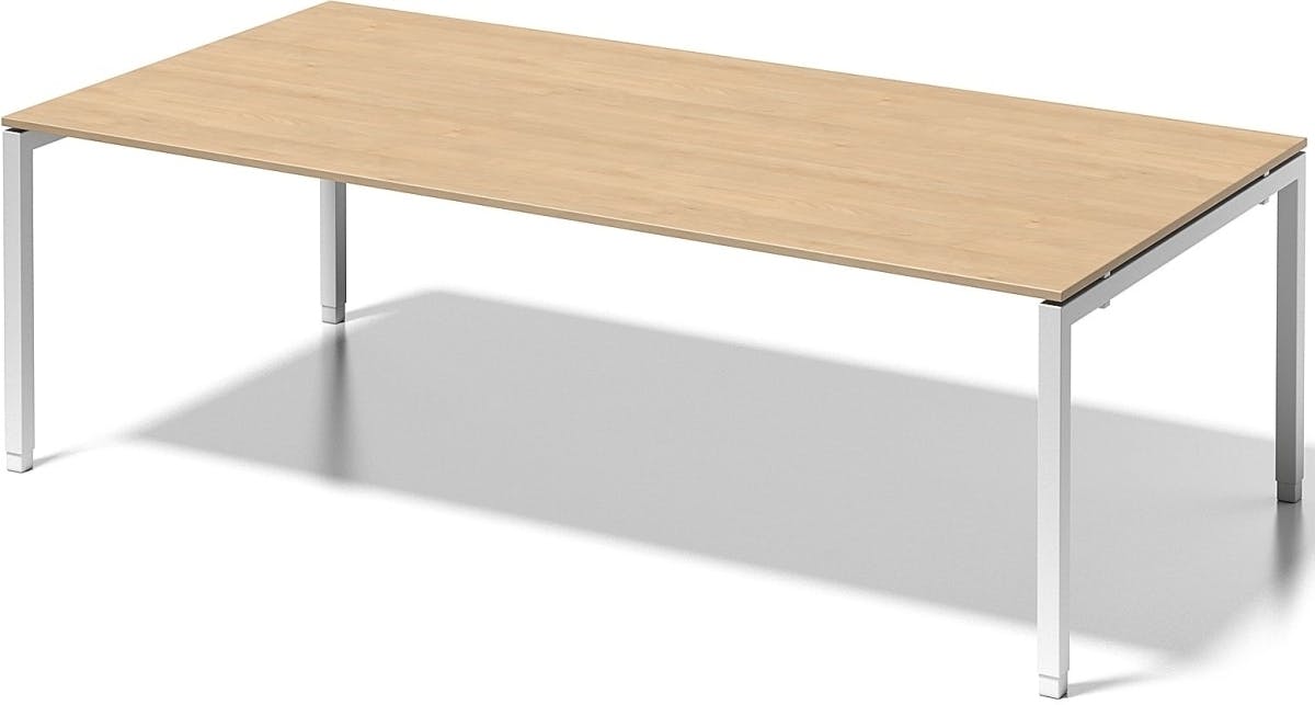 Chefarbeitsplatz/Konferenztisch Cito BxTxH 240x120x65-85cm ahorn ...