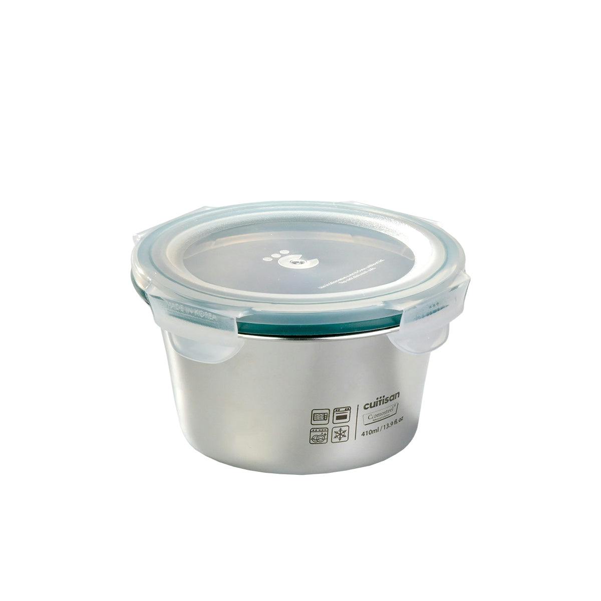 Cuitisan Simple - Recipiente Redondo de 0.4L en Acero Inoxidable Apto ...