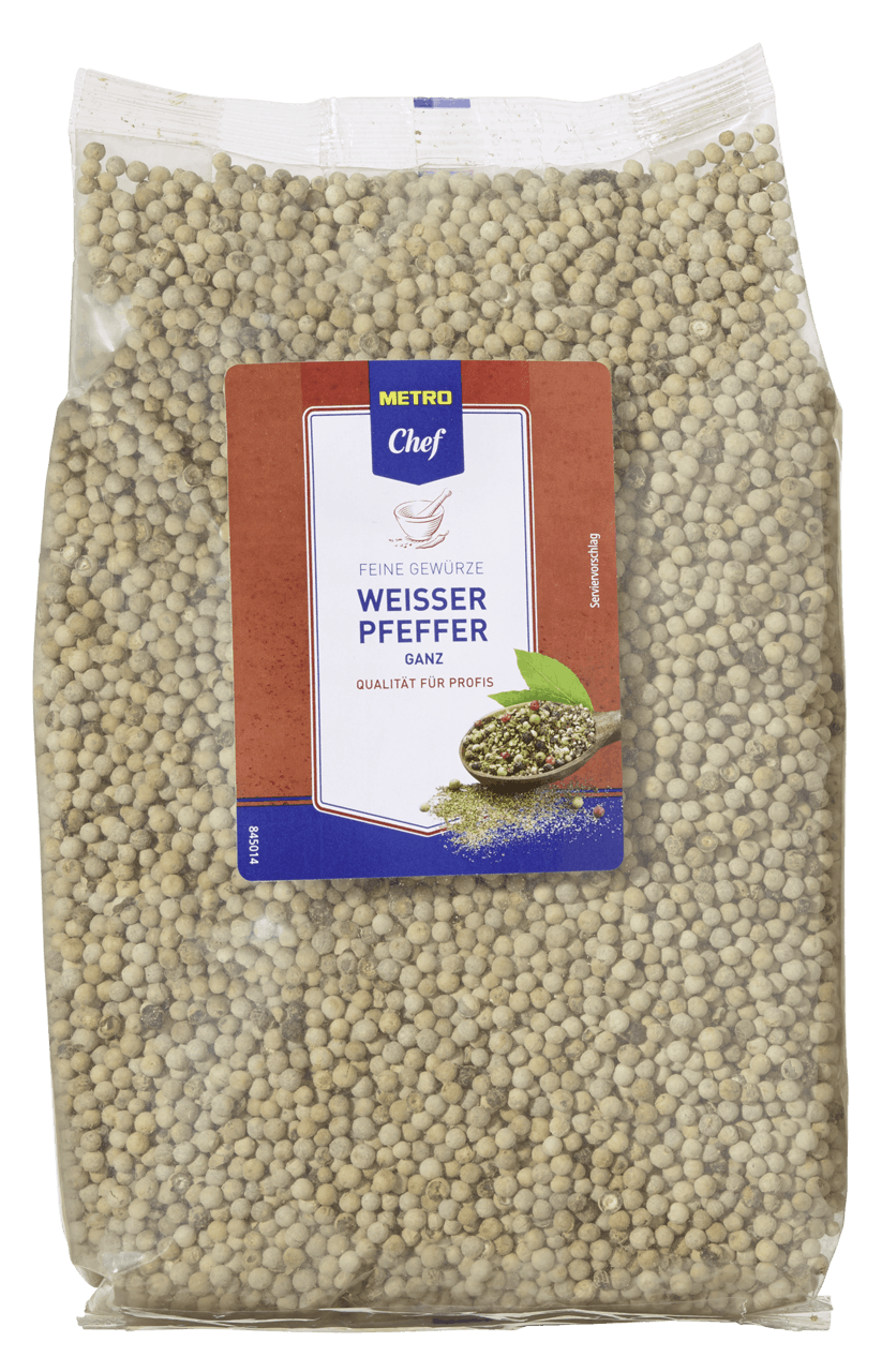METRO Chef Pfeffer Weiß Ganz (1,2 kg) | METRO