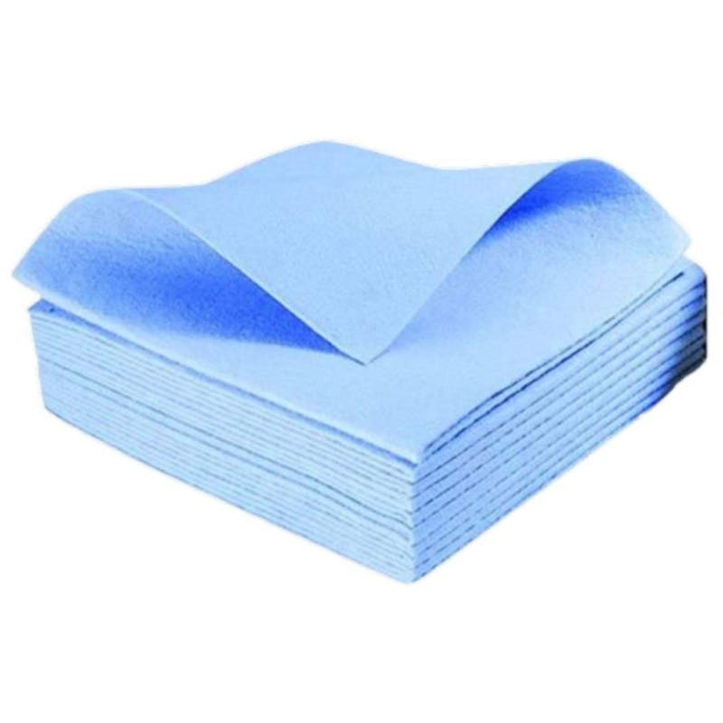 Lavette non tissée bleue - 38x40 - x10 - LAMATEX | METRO