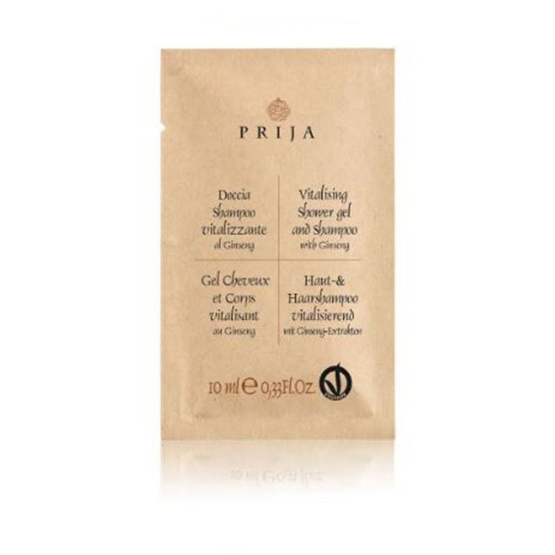 Shampoing douche - Parfum Ginseng - Prija - 10ml - x600 - GFL | METRO