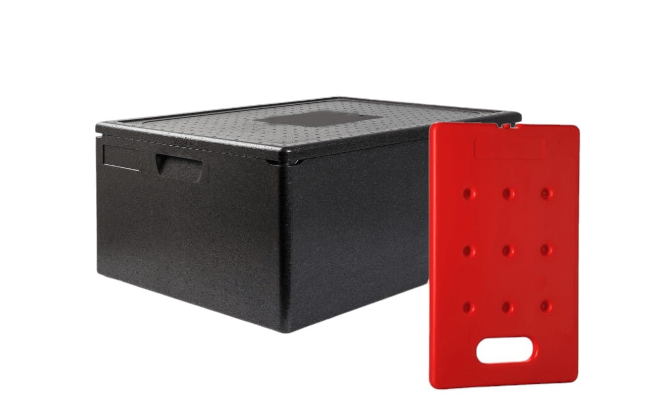 KIT CHAUD - 1 conteneur isotherme PPE 80L - Ouverture par le haut ...