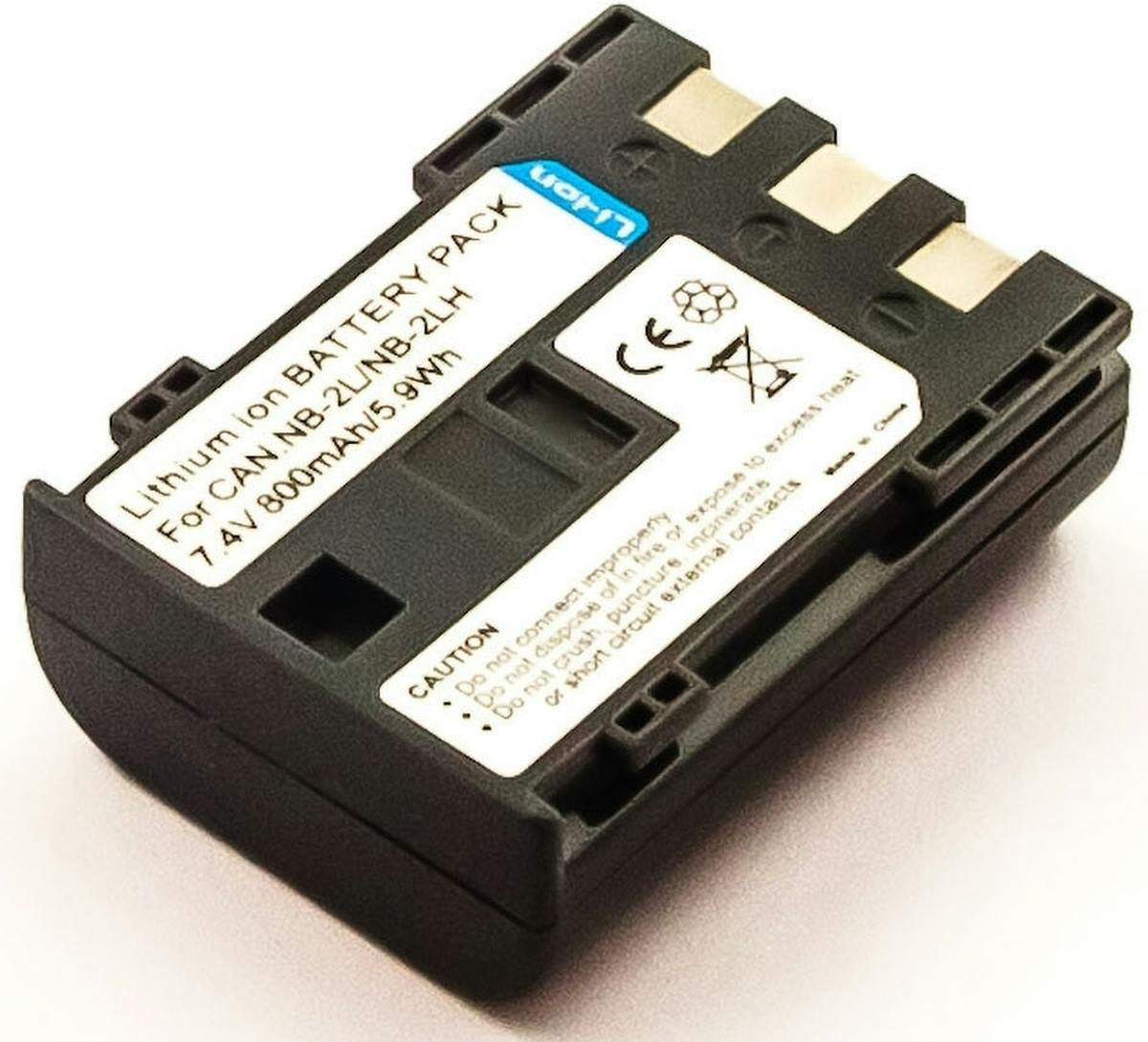 Akku für Canon DC410 Li-Ion 7,4 Volt 700 mAh schwarz | METRO