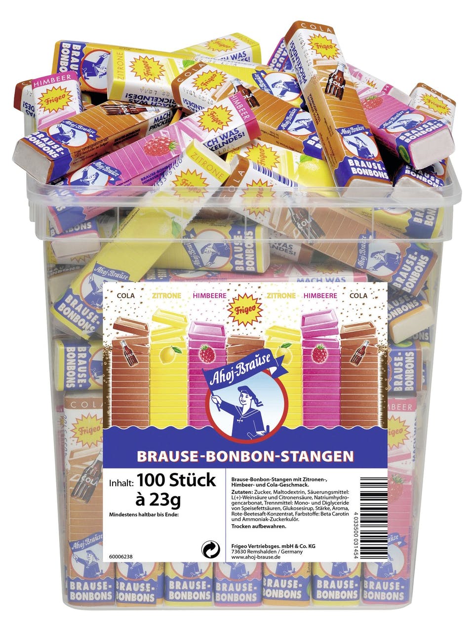 Ahoj-Brause Bonbon Stangen Mix 100 x 23 g (2,3 kg) | METRO