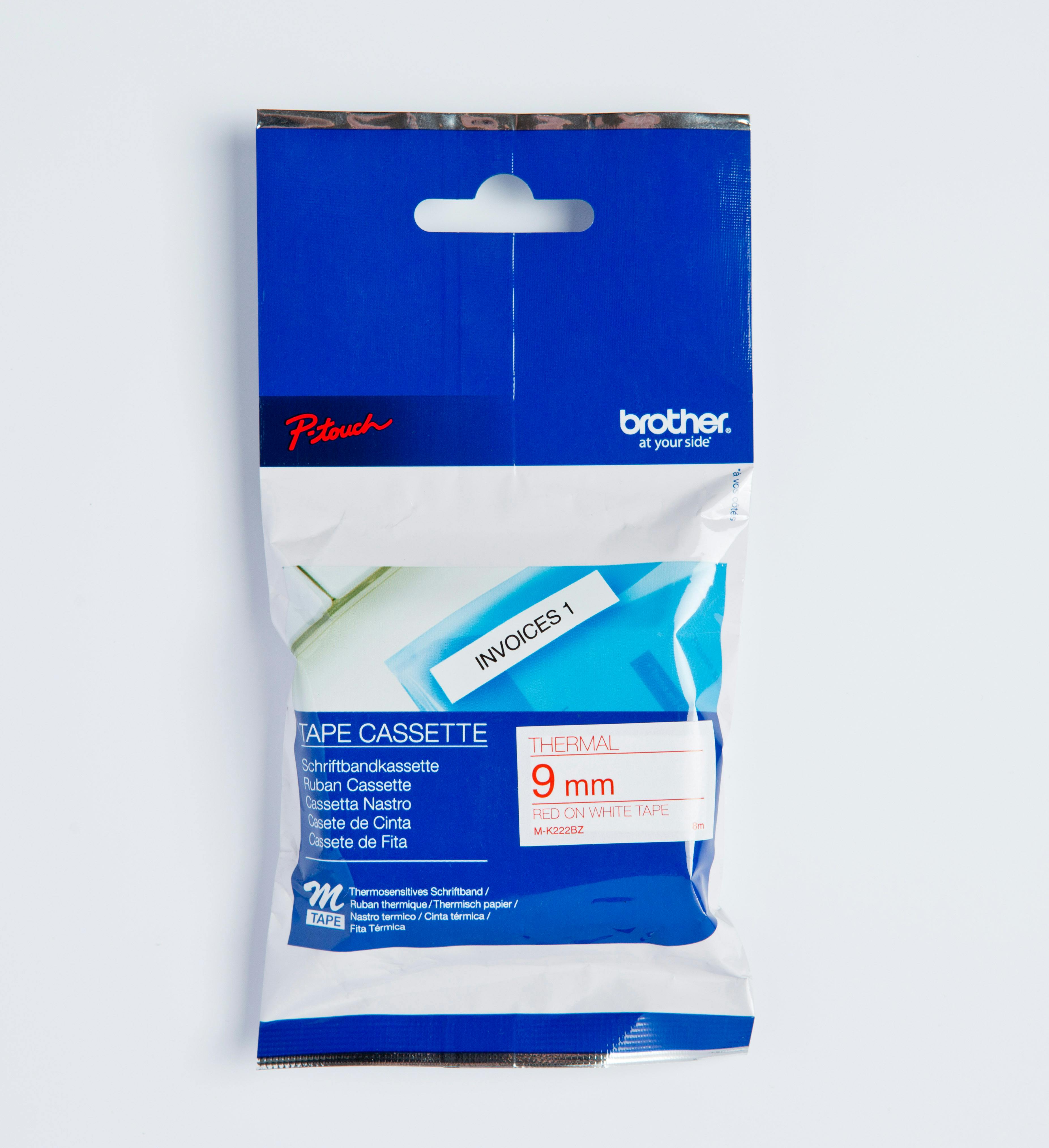Brother MK-222BZ P-Touch rot, weiß | METRO Marktplatz