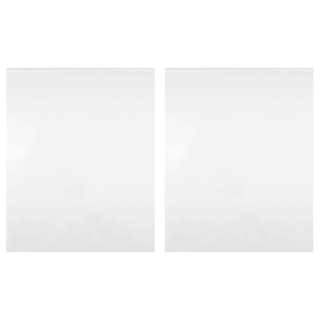 vidaXL Spiegelfolies 2 stuks zelfklevend 90x100 cm PET | Makro