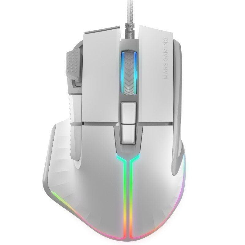 Raton Gaming Mars Gaming Mm-Xt Hasta 12800Dpi Blanco | Makro