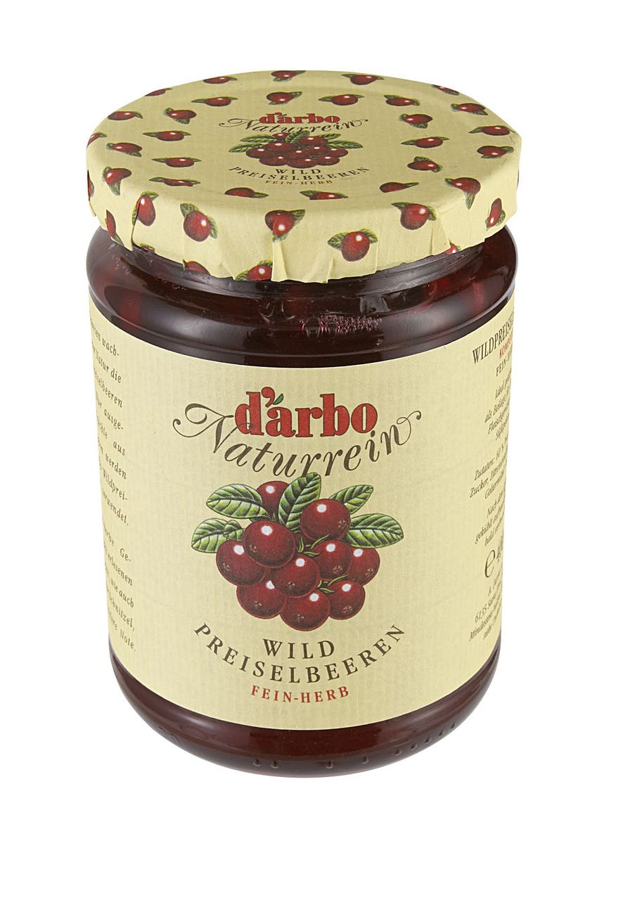 d'arbo Naturrein Wild Preiselbeeren (400 g) | METRO
