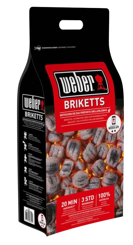 Briquetes Carvão Vegetal Weber 8 Kg | Makro