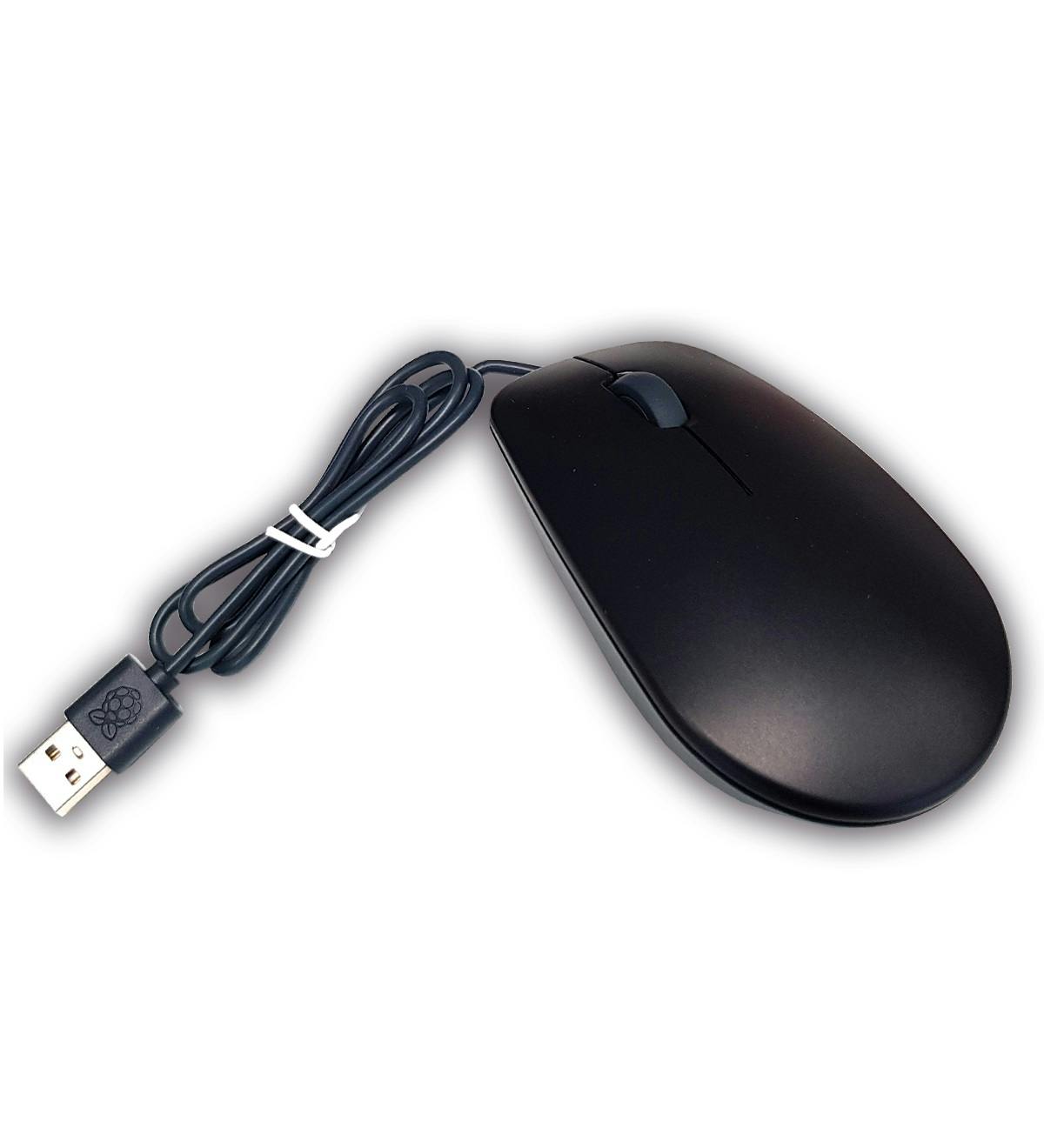 Raspberry Pi Maus schwarz/grau | METRO